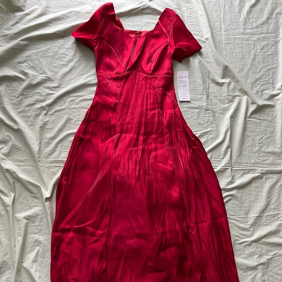 simco | Dresses | Simco Size 4 Style 924 Red Dress Short Sleeve Length ...